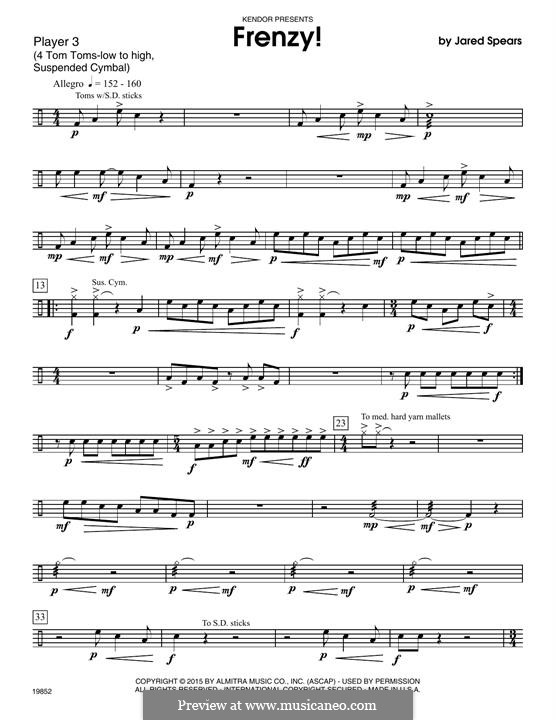 Frenzy! by J. Spears - sheet music on MusicaNeo