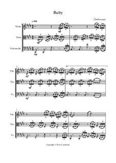 Ruby by mrPioSound - sheet music on MusicaNeo