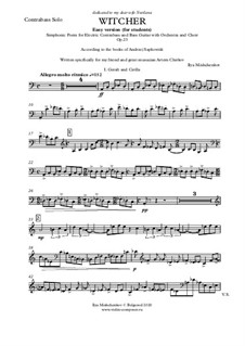 Witcher, Op.23 by I. Mishchenkov - sheet music on MusicaNeo