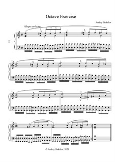 Octave Exercise by A. Stukalov - free download on MusicaNeo
