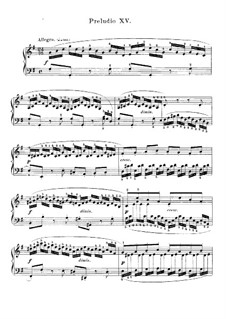 Prelude and Fugue No.15 in G Major, BWV 860 (The Well-Tempered Clavier ...