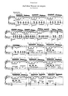 Auf dem Wasser zu singen (To Be Sung on the Water), D.774 Op.72 by F ...