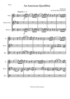 An American Quodlibet by folklore - sheet music on MusicaNeo