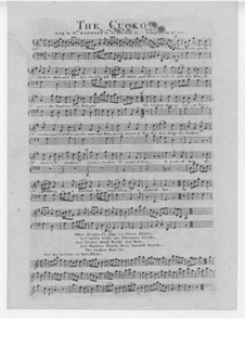 The Cuckow by T.A. Arne - free download on MusicaNeo