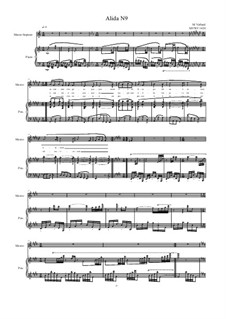 Alida No.9 songs of Awareness for Mezzo soprano and piano, MVWV 1420 by ...
