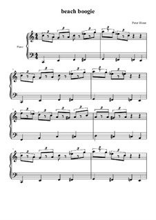 Beach boogie by P. Hinze - sheet music on MusicaNeo
