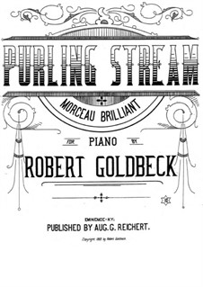 Purling Stream by R. Goldbeck - sheet music on MusicaNeo