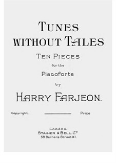 Tunes Without Tales, Op.53 by H. Farjeon - sheet music on MusicaNeo