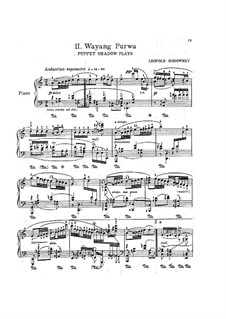 Java Suite by L. Godowsky - sheet music on MusicaNeo