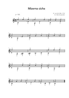 Mizerna cicha by J.K. Gall - sheet music on MusicaNeo