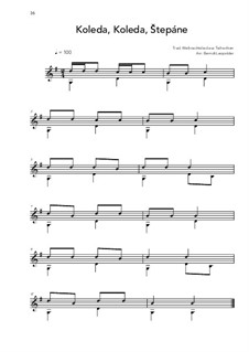 Koleda, Koleda, Štepáne by folklore - sheet music on MusicaNeo
