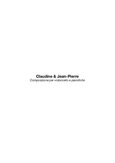 Claudine & Jean-Pierre by D. Mastrandrea - sheet music on MusicaNeo