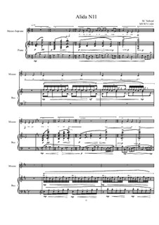 Alida No.11 songs of Awareness for Mezzo soprano and piano, MVWV 1424 ...