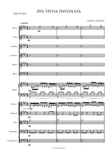Ave Sposa Inviolata by U. Pieroni - sheet music on MusicaNeo