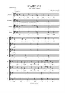 Beatus Vir by U. Pieroni - sheet music on MusicaNeo