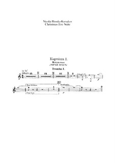 Christmas Eve. Suite by N. Rimsky-Korsakov - sheet music on MusicaNeo