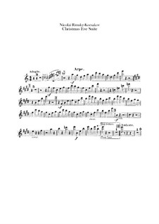 Christmas Eve. Suite by N. Rimsky-Korsakov - sheet music on MusicaNeo