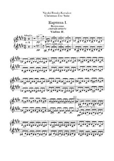 Christmas Eve. Suite by N. Rimsky-Korsakov - sheet music on MusicaNeo