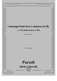 The Indian Queen, Z.630 by H. Purcell - sheet music on MusicaNeo