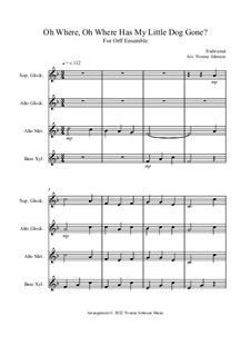 Oh Where, Oh Where Has My Little Dog Gone by folklore on MusicaNeo