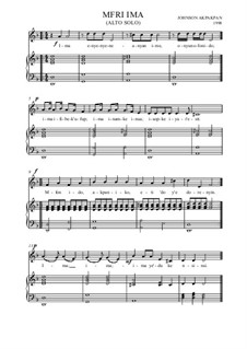 Mfri Ima by J. Akpakpan - sheet music on MusicaNeo