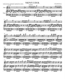 Nkpan Uduk by folklore - sheet music on MusicaNeo