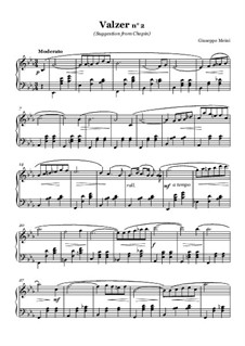 Valzer No.2 by G. Meini - sheet music on MusicaNeo