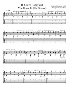 If You're Happy and You Know It by folklore - sheet music on MusicaNeo
