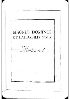 Magnus Dominus by M.R.d. Lalande - free download on MusicaNeo