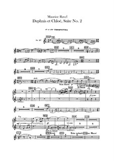 Daphnis et Chloé. Suite No.2, M.57b by M. Ravel - sheet music on MusicaNeo