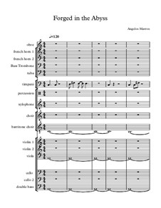 Forged in the Abyss by A. Mavros - sheet music on MusicaNeo