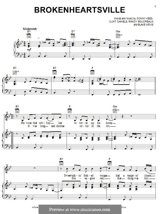 Brokenheartsville (Joe Nichols) by C. Daniels, D. Kees, R. Boudreaux, B ...