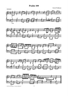 Psalm 109 by G. Veldman - sheet music on MusicaNeo
