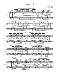 Alida No.13b for piano, MVWV 1454b by M. Verheul on MusicaNeo