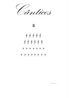 Cânticos by H.Alexandre - sheet music on MusicaNeo