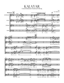 Kalayar - Mix Choir A Capella - Central Borneo Folksong by folklore on ...