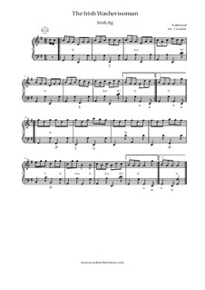 The Irish Washerwoman by folklore - sheet music on MusicaNeo
