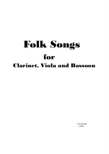 Folk Songs by K. Henkel - sheet music on MusicaNeo