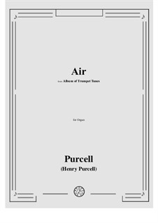 Air (Album of Trumpet Tunes) by H. Purcell - sheet music on MusicaNeo
