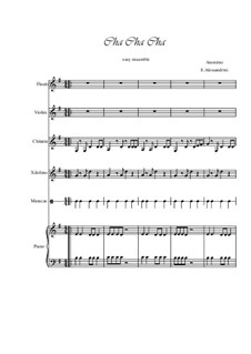 Cha Cha Cha by folklore - sheet music on MusicaNeo