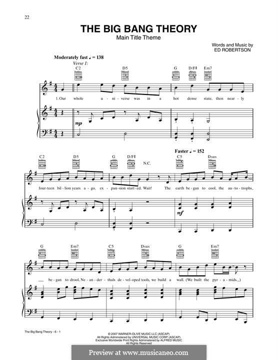 The Big Bang Theory (Main Title Theme) from The Big Bang Theory by E ...