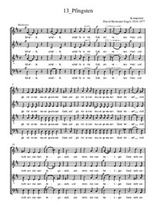 Pfingsten by D.H. Engel - sheet music on MusicaNeo
