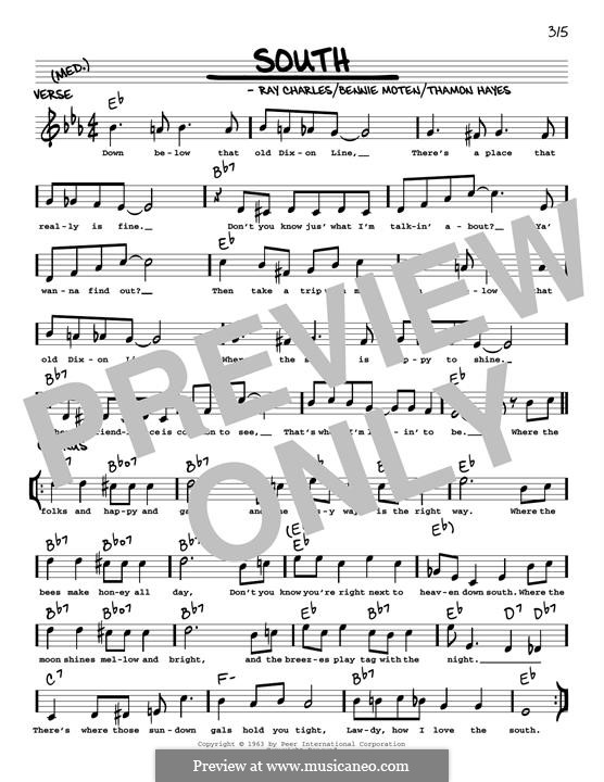 South by B. Moten - sheet music on MusicaNeo