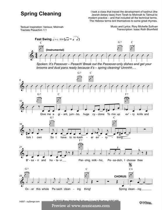 Spring Cleaning by R.M. Sullivan - sheet music on MusicaNeo