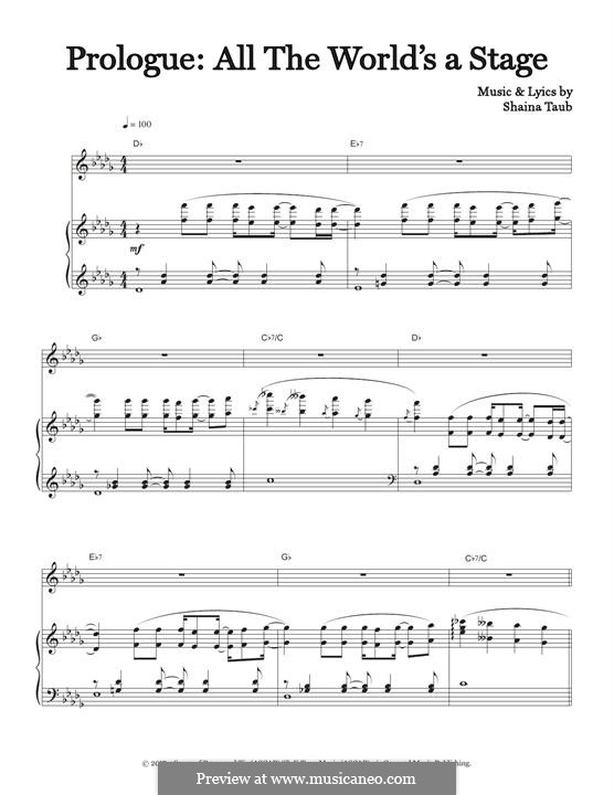 Prologue: All The World's A Stage (from As You Like It) by S. Taub on ...