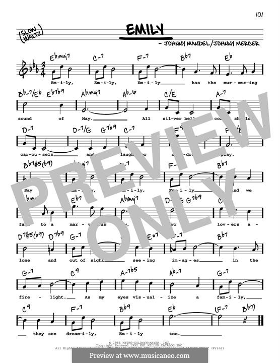 Emily (from The Americanization of Emily) by J. Mandel on MusicaNeo