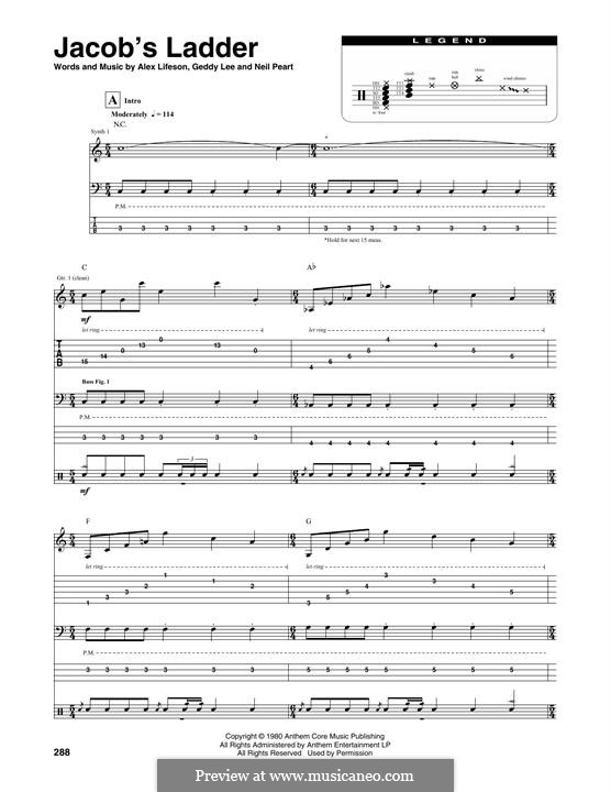 Jacob's Ladder (Rush) by A. Lifeson - sheet music on MusicaNeo