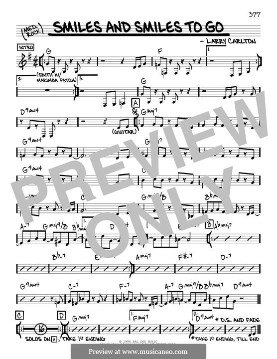 Smiles and Smiles To Go by L. Carlton - sheet music on MusicaNeo
