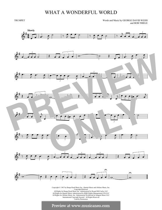 Instrumental version (What a Wonderful World) by B. Thiele, G.D. Weiss ...