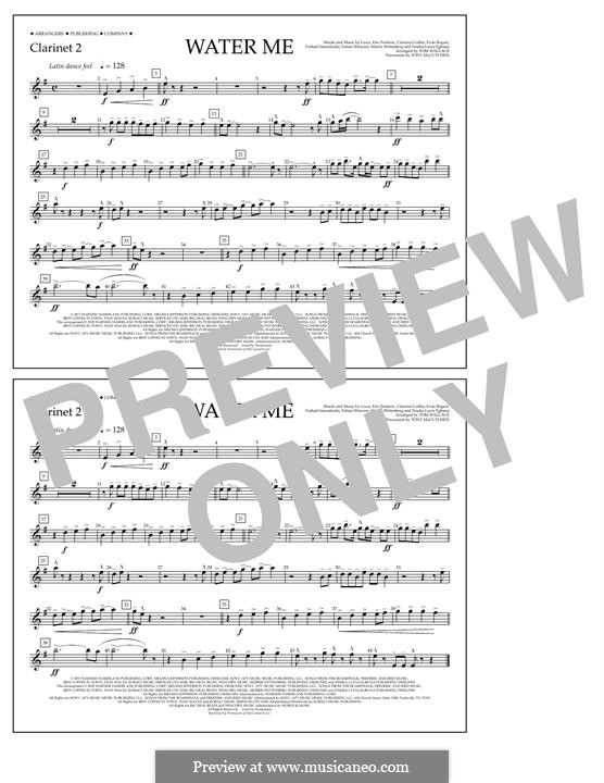 Water Me by Lizzo - sheet music on MusicaNeo